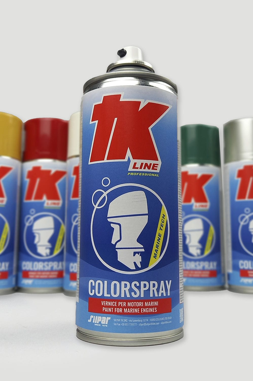 Краска аэрозоль - COLORSPRAY - SilparTKline - для двигателя