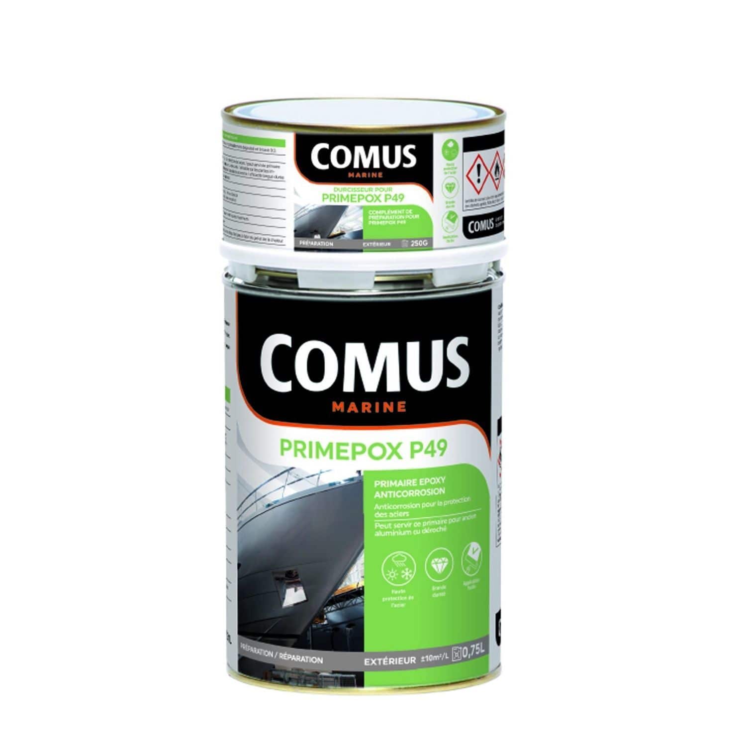 Грунтовка для катера - PRIMEPOX P49 - COMUS MARINE - для стали ...
