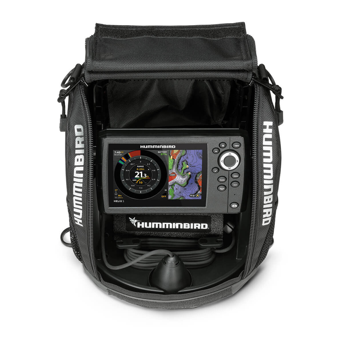 Рыбопоисковый эхолот для катера - ICE HELIX 5 GPS G3 - Humminbird ...