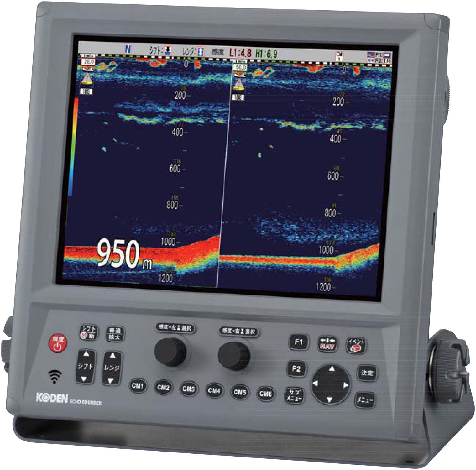 Эхолот для катера - CVS-702D - Koden electronics - двухчастотный / цифровой