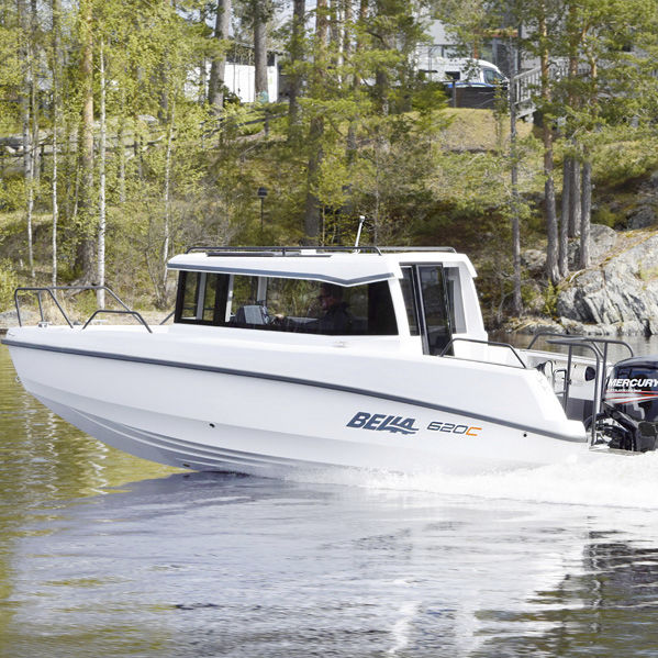 Моторная лодка с каютой c подвесным мотором - 620 C - Bella Boats Oy ...