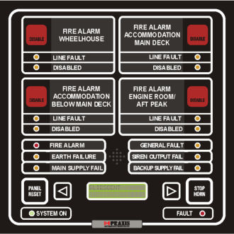 Сигнализация для судна - FAS - Praxis Automation Technology - пожарная
