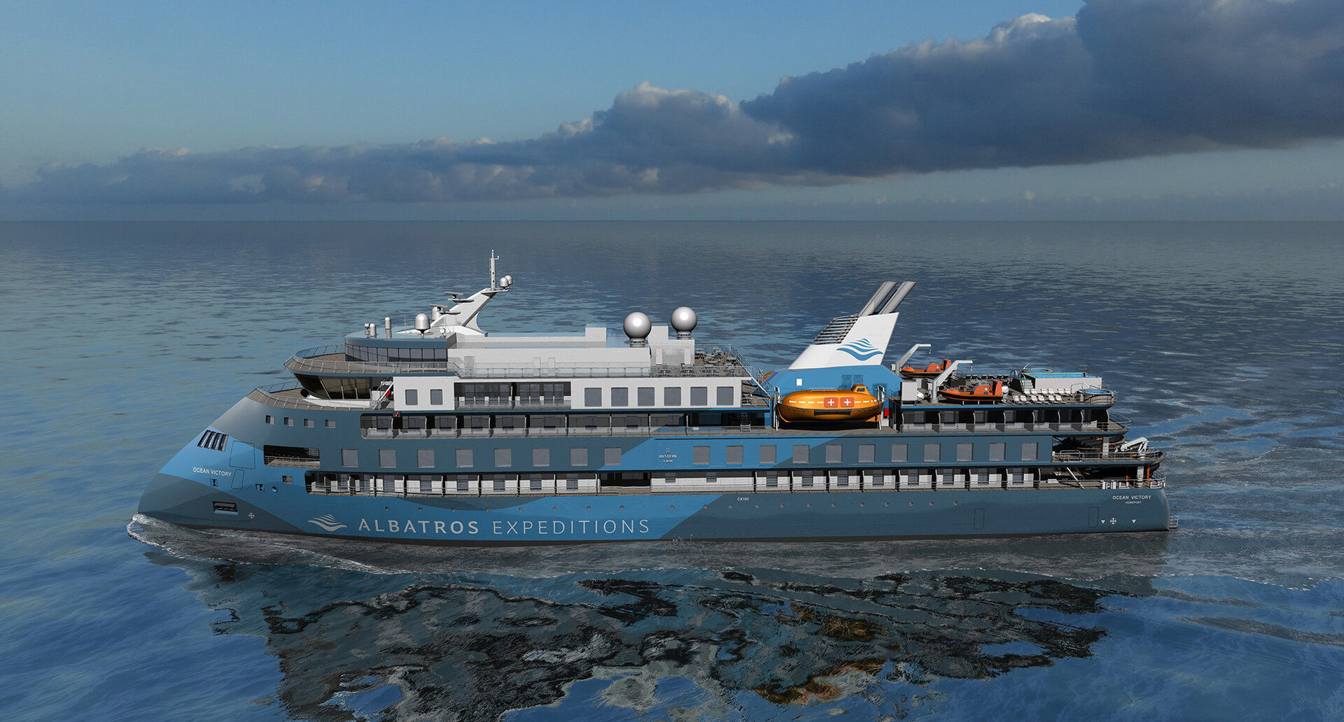 Круизное судно - Ocean Albatros - ULSTEIN