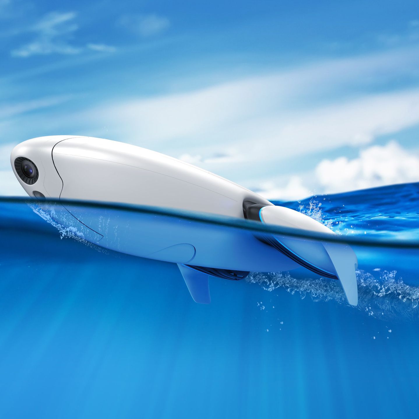 Подводный дрон для фотографии - PowerDolphin - Powervision Oy - с ...