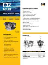 Двигатель in-bord - C32 - Caterpillar Marine Power Systems - силовая ...